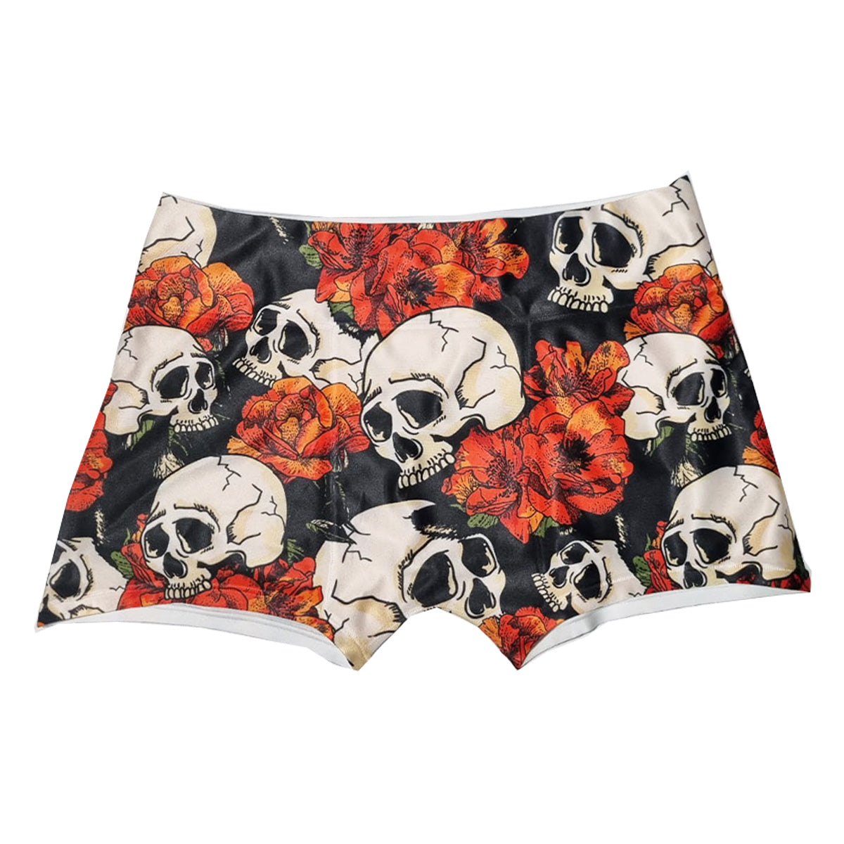 Red Roses Skull Boxer | HAPPY UNDIES Underwear, Beachwear & Loungewear ...