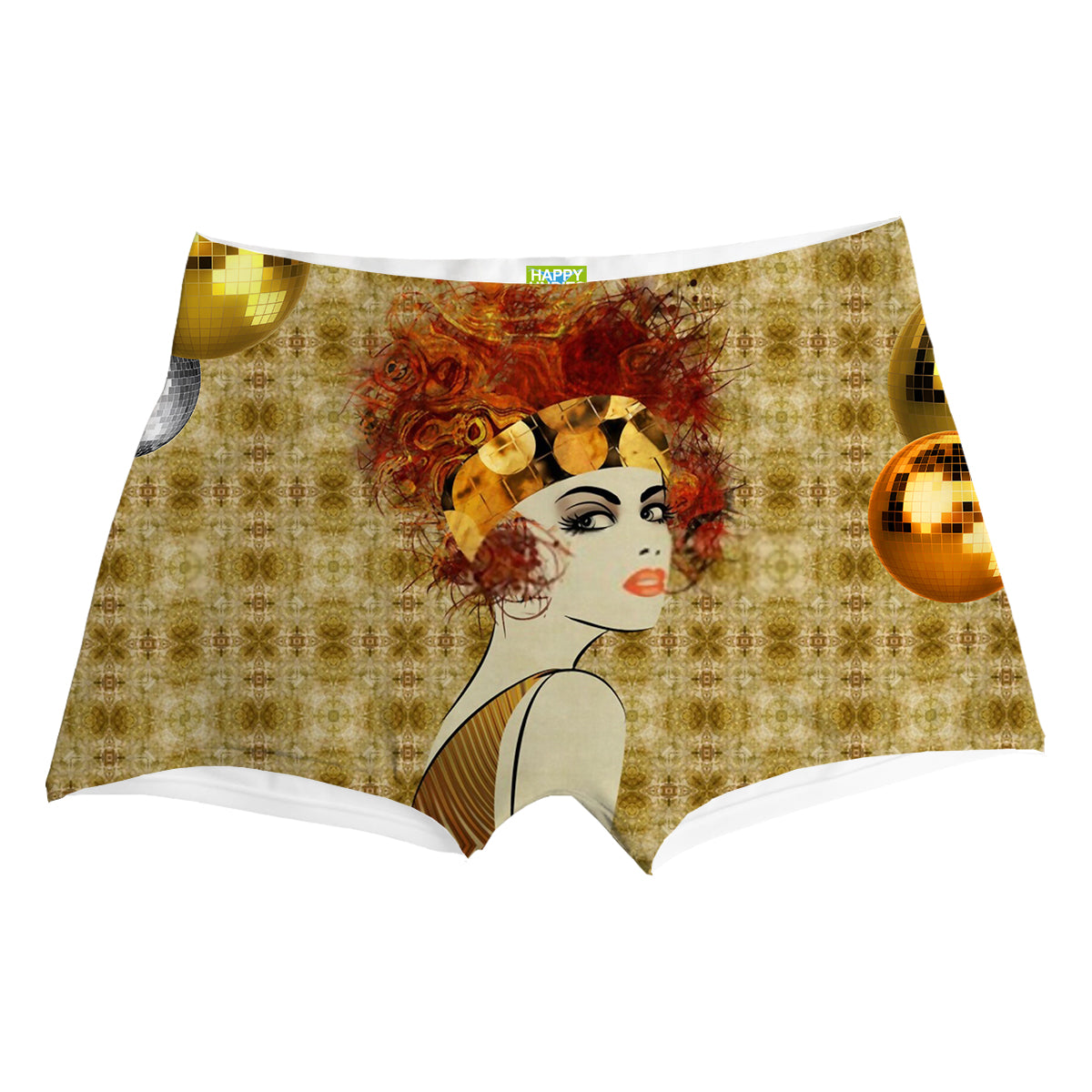 Disco Girl Boxer | HAPPY UNDIES Underwear, Beachwear & Loungewear ...