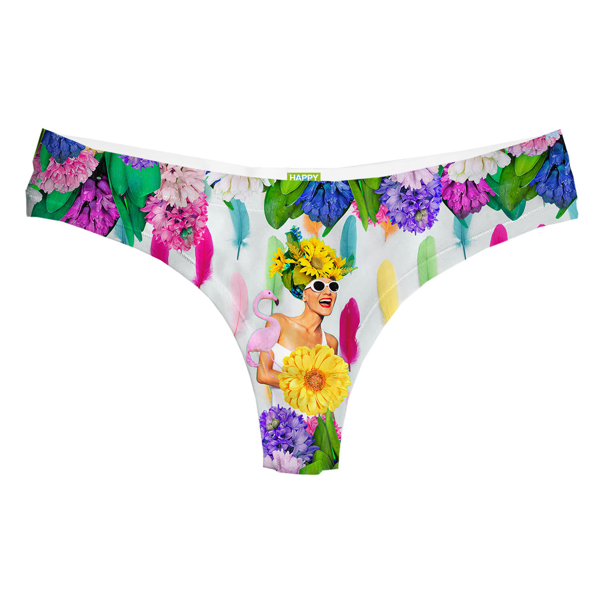 Feather Queen String | HAPPY UNDIES Underwear, Beachwear, Loungewear ...