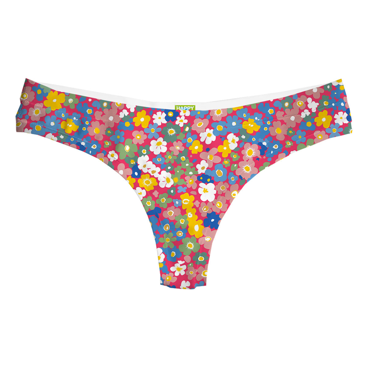 Pink Daisy String | HAPPY UNDIES Underwear, Beachwear & Loungewear ...