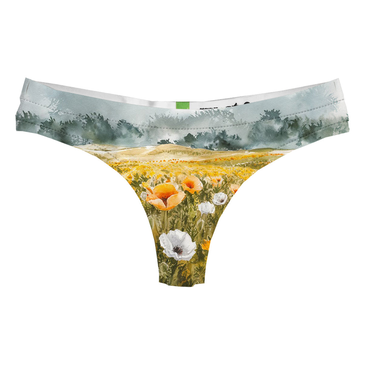 Poppy Field String | HAPPY UNDIES Underwear, Beachwear, Loungewear and ...