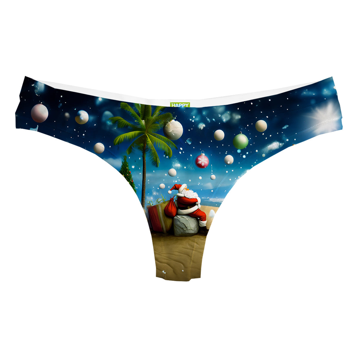 Santa Beach String | HAPPY UNDIES Underwear, Beachwear & Loungewear ...