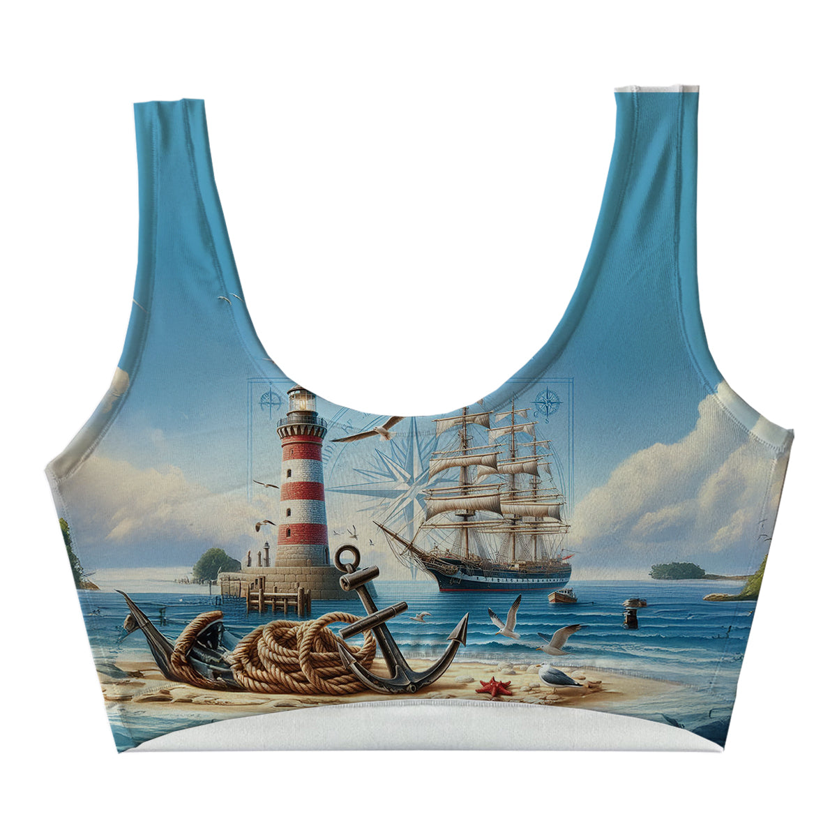 Wind Rose Crop Top | HAPPY UNDIES Underwear, Beachwear, Loungewear and ...